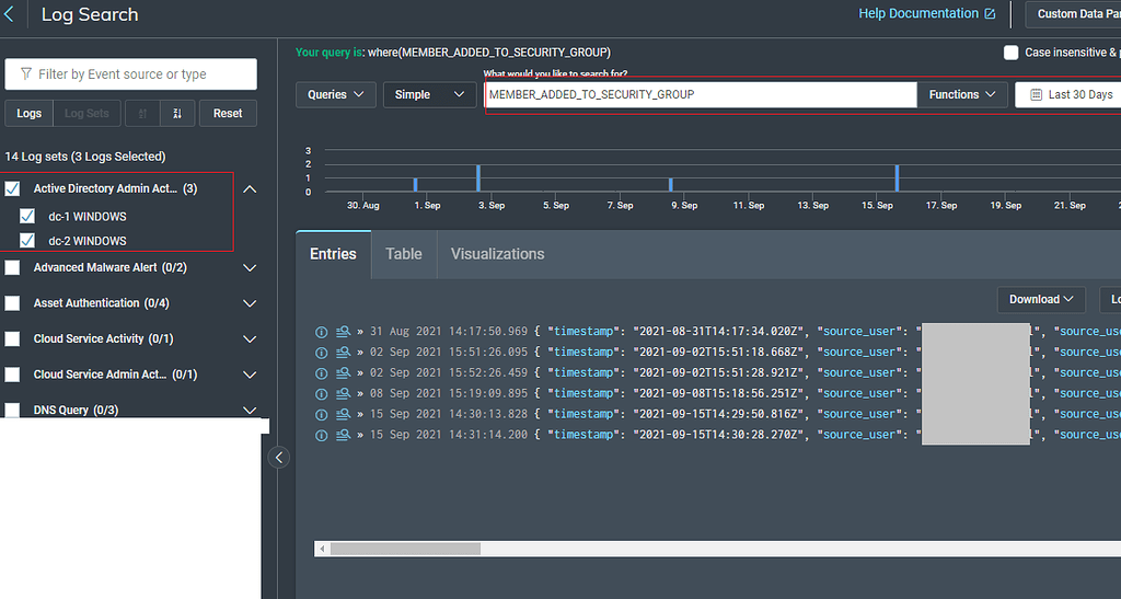 Active Directory log search comes up mostly empty - Log Search - Rapid7 Discuss