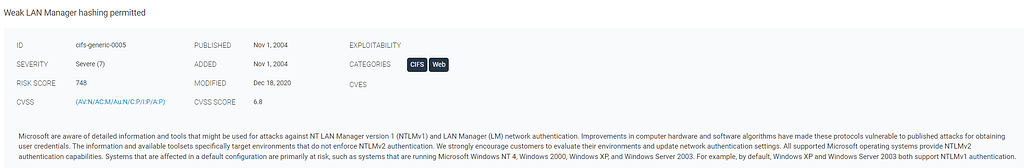 Fixing Weak Lan Manager - InsightVM - Rapid7 Discuss
