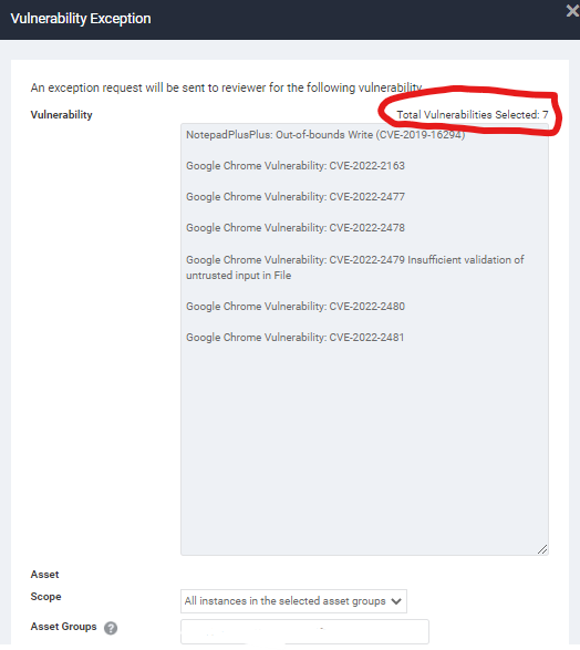 Vulnerability Exceptions for Specific Applications - InsightVM - Rapid7 ...
